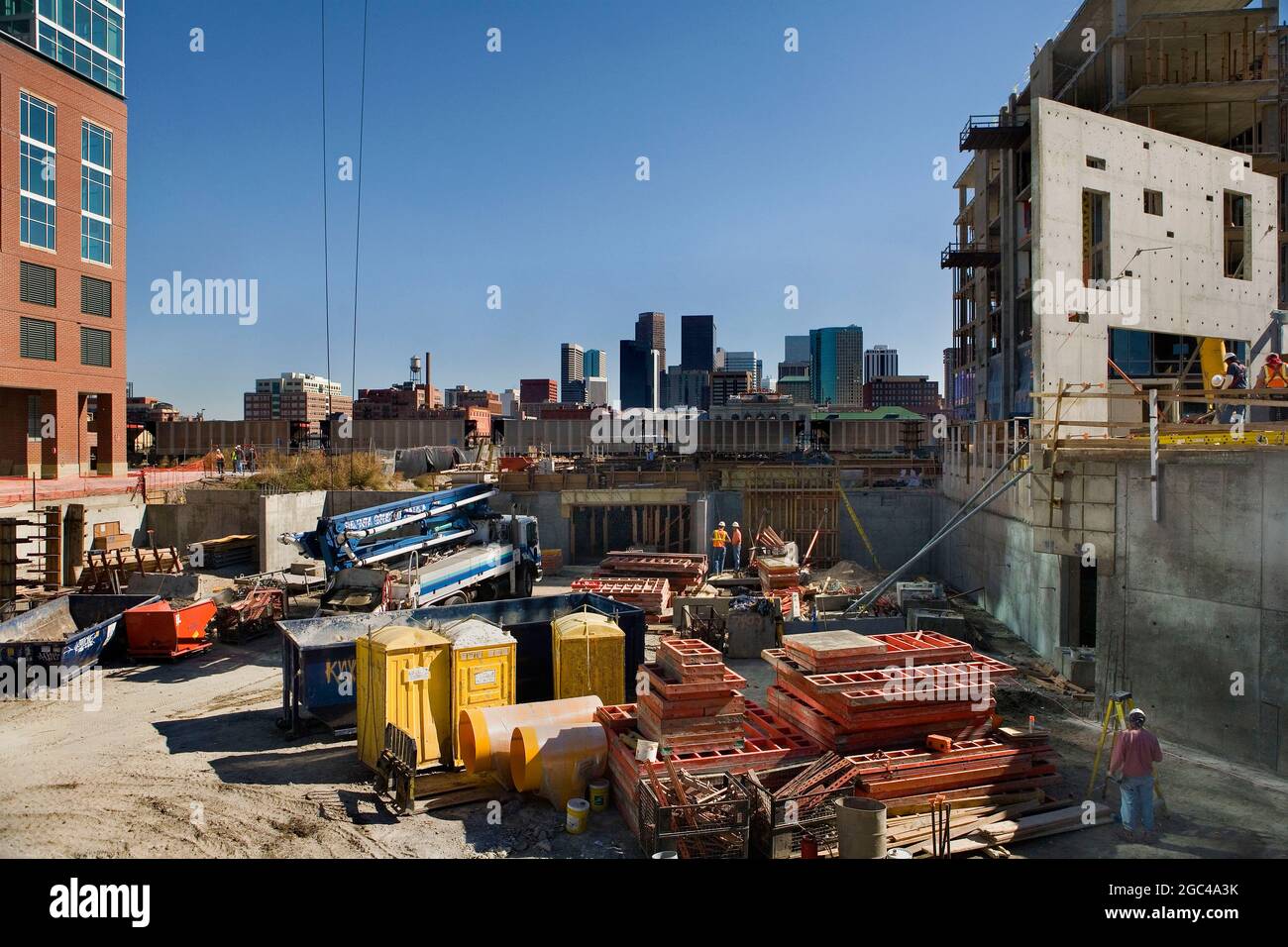 New condos being constructed in Denver, Colorado Stock Photo - Alamy