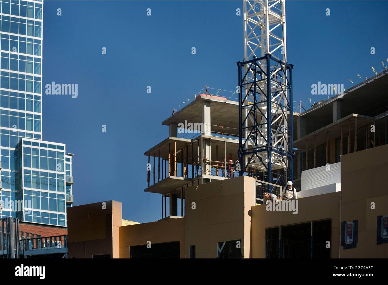New condos being constructed in Denver, Colorado Stock Photo - Alamy