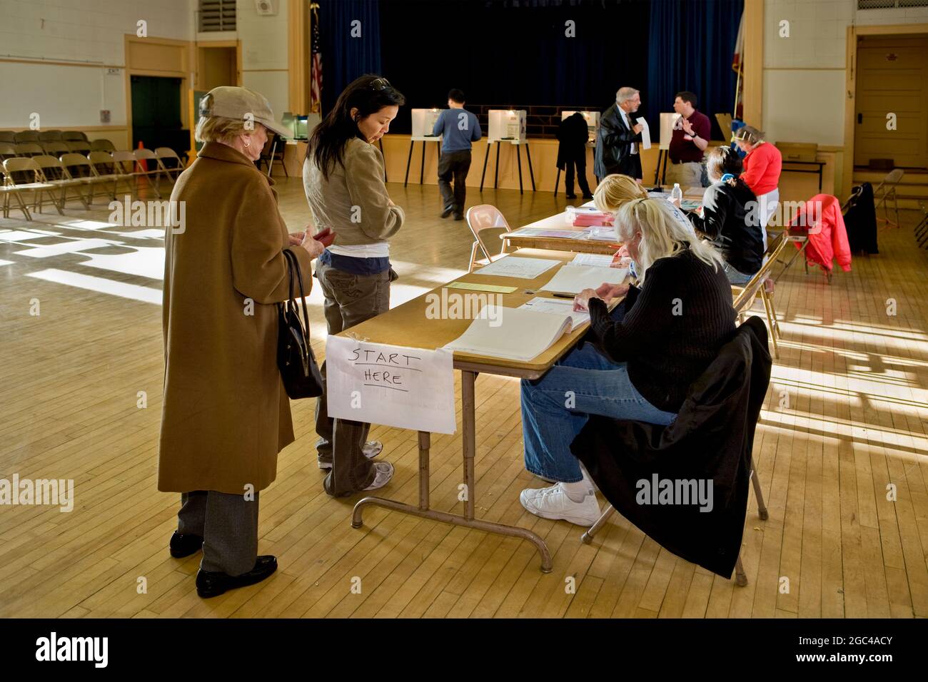 Signing booth hi-res stock photography and images - Alamy
