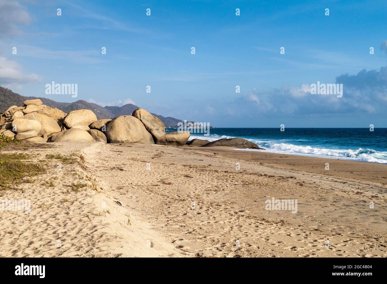 Beach in Tayrona National Park, Colombia Stock Photo - Alamy