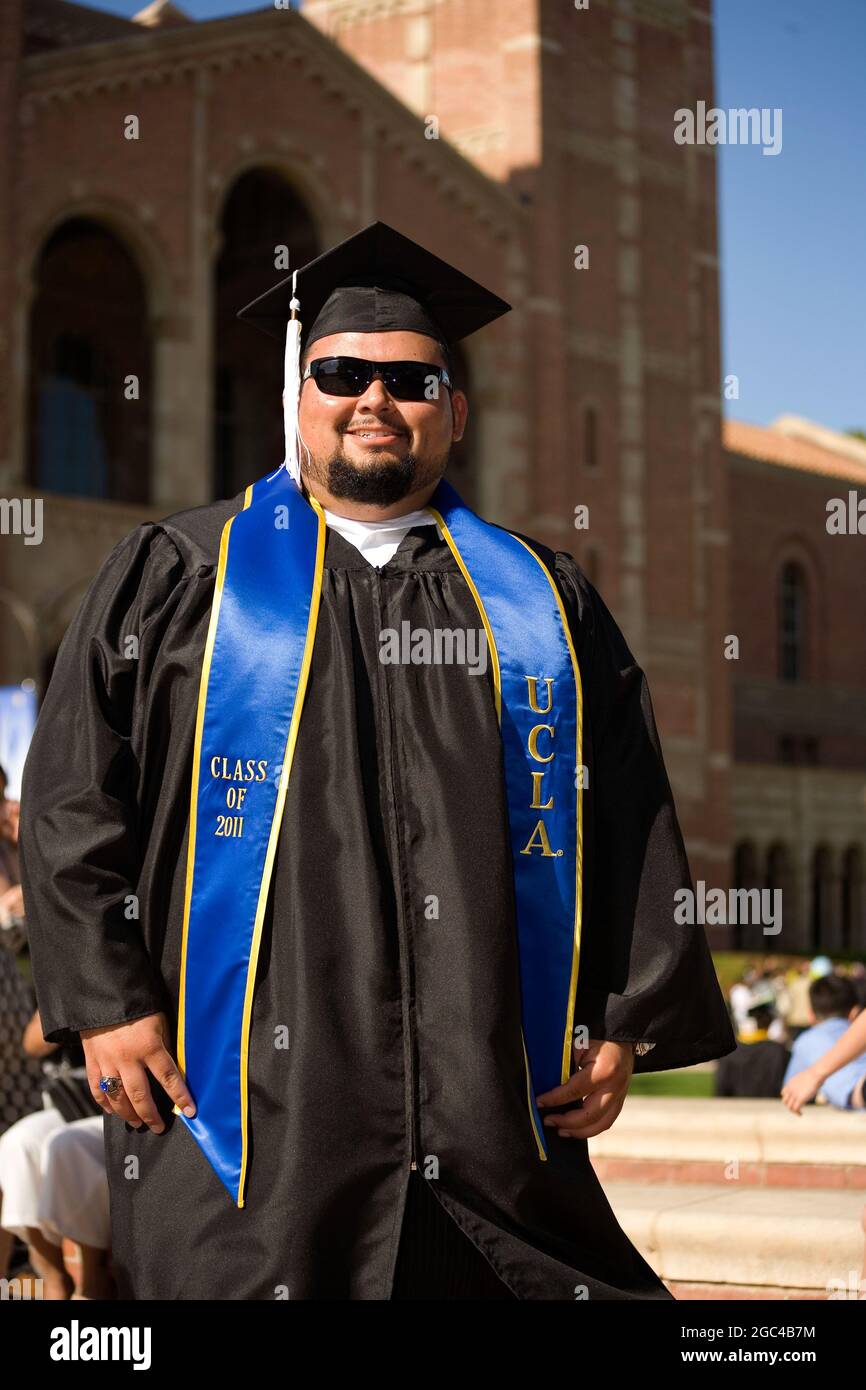 A young hispanic man graduates V Stock Photo - Alamy