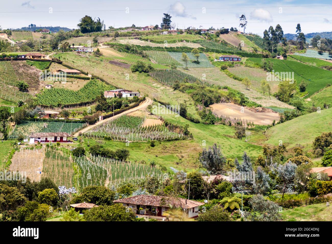 Countryside near Guatape, Colombia Stock Photo - Alamy