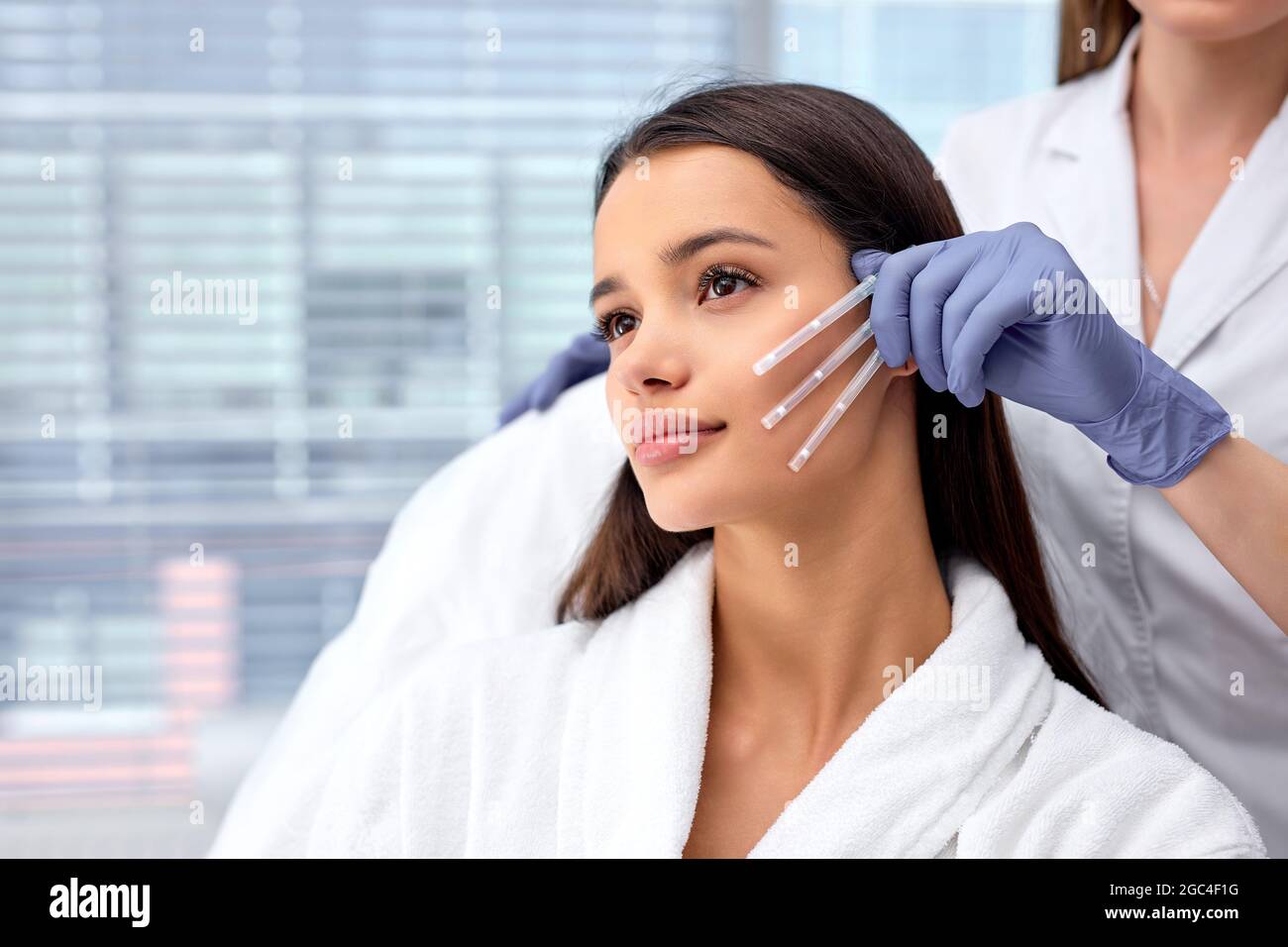 Aesthetic beauty anti aging, face lifting surgery for gorgeous client ...