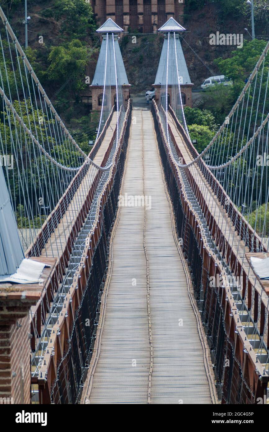 Puente de Occidente (Western Bridge) in Santa Fe de Antioquia, Colombia ...