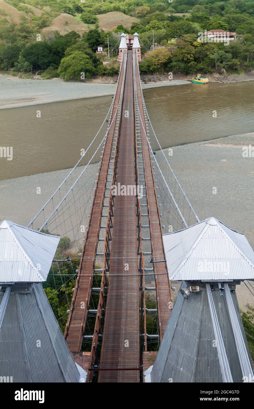 Puente de Occidente (Western Bridge) in Santa Fe de Antioquia, Colombia ...