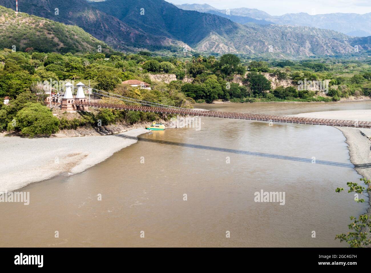 Puente de Occidente (Western Bridge) in Santa Fe de Antioquia, Colombia ...