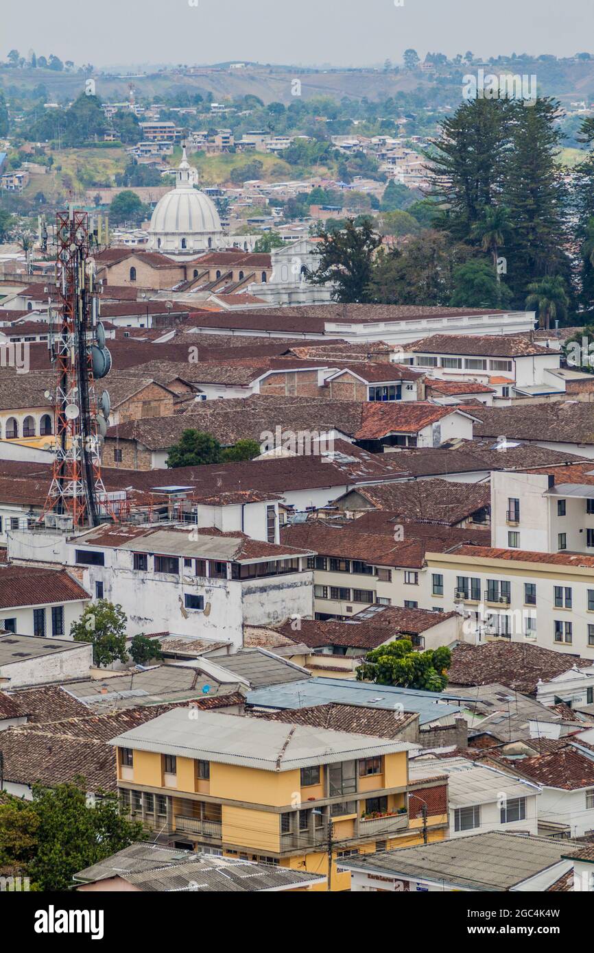 Aerial view of Popayan, Colombia Stock Photo - Alamy