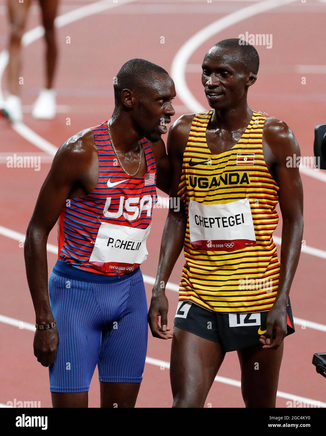 Tokyo, Kanto, Japan. 6th Aug, 2021. Bronze medalist Paul Chelimo (USA ...