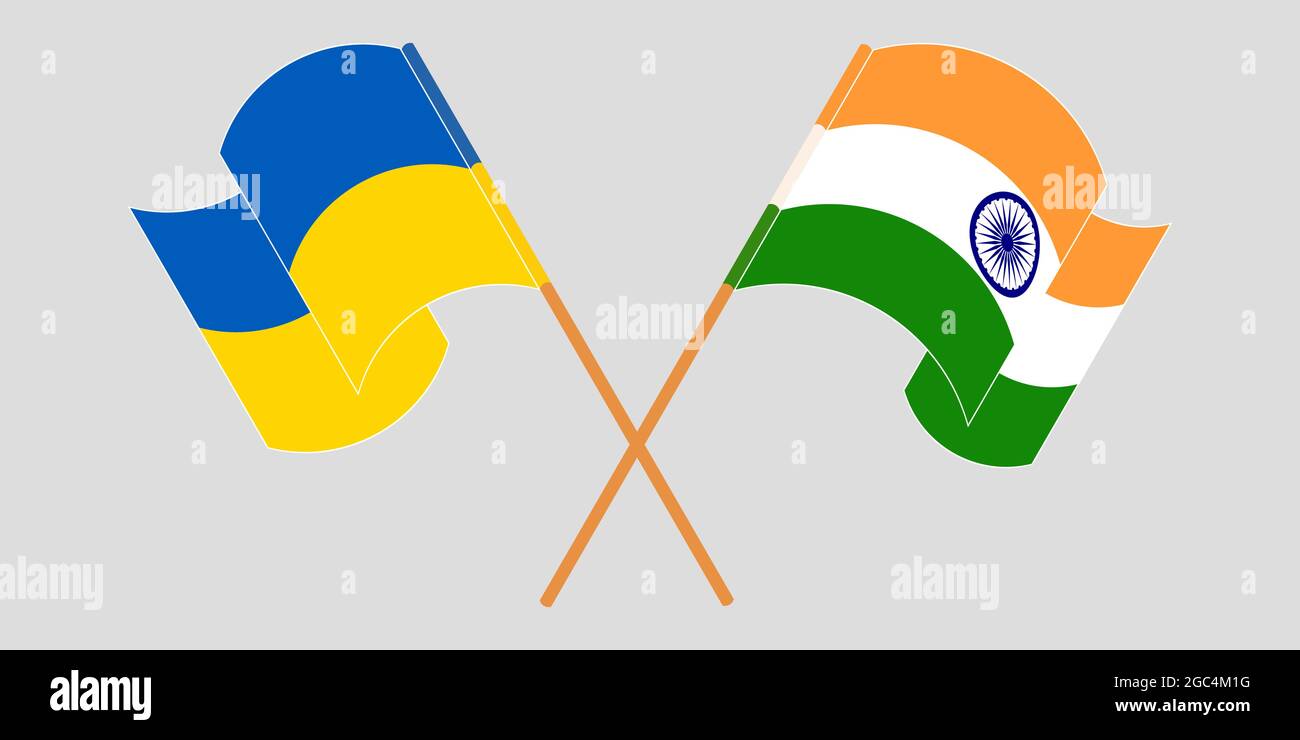 India Ukraine Flag High Resolution Stock Photography and Images - Alamy