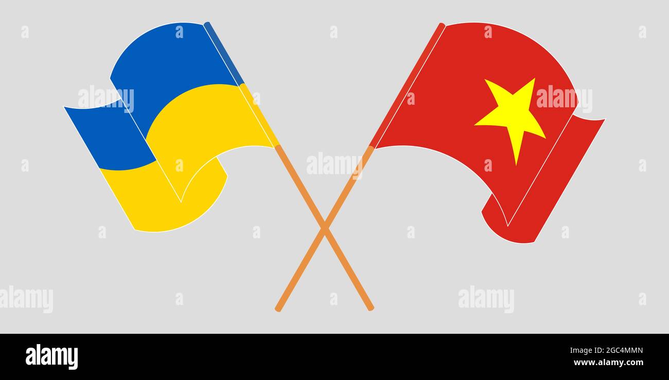 Vietnam flags official meeting Stock Vector Images - Alamy