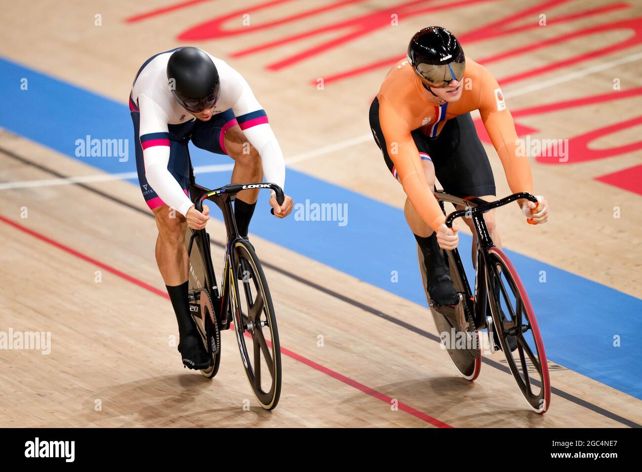 Jeffrey Hoogland (NED), Denis Dmitriev (ROC), AUGUST 6, 2021 - Cycling ...