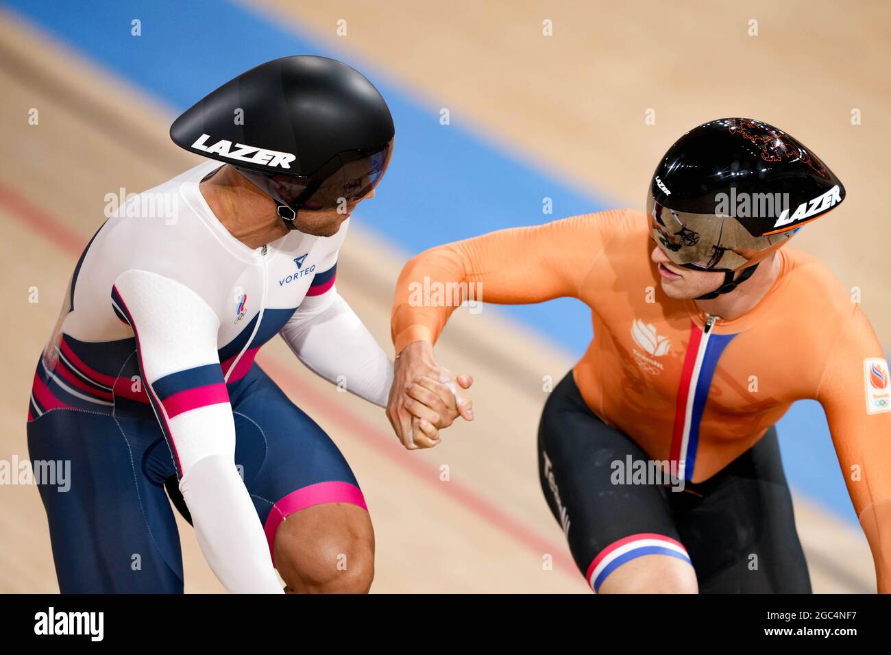 Jeffrey Hoogland (NED), Denis Dmitriev (ROC), AUGUST 6, 2021 - Cycling ...
