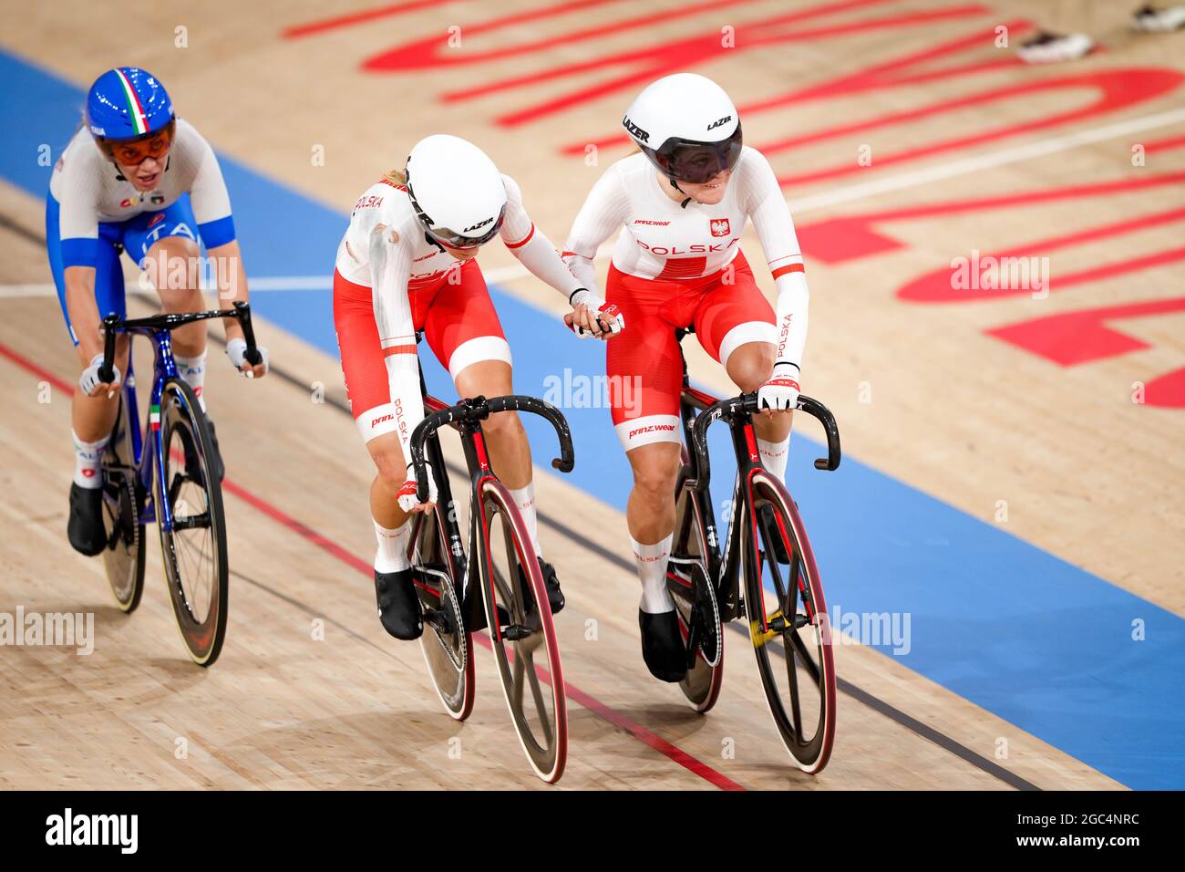 Shizuoka, Japan. 6th Aug, 2021. Daria Pikulik (POL), Wiktoria Pikulik ...