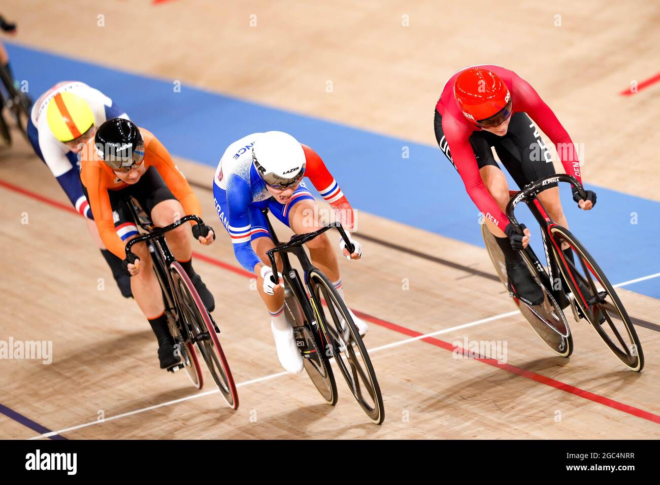 Shizuoka, Japan. 6th Aug, 2021. Marie le Net (FRA) Cycling : Women's ...