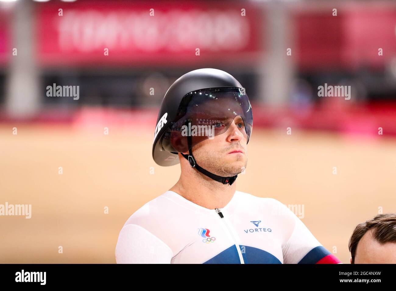 Shizuoka, Japan. 6th Aug, 2021. Denis Dmitriev (ROC) Cycling : Men's ...