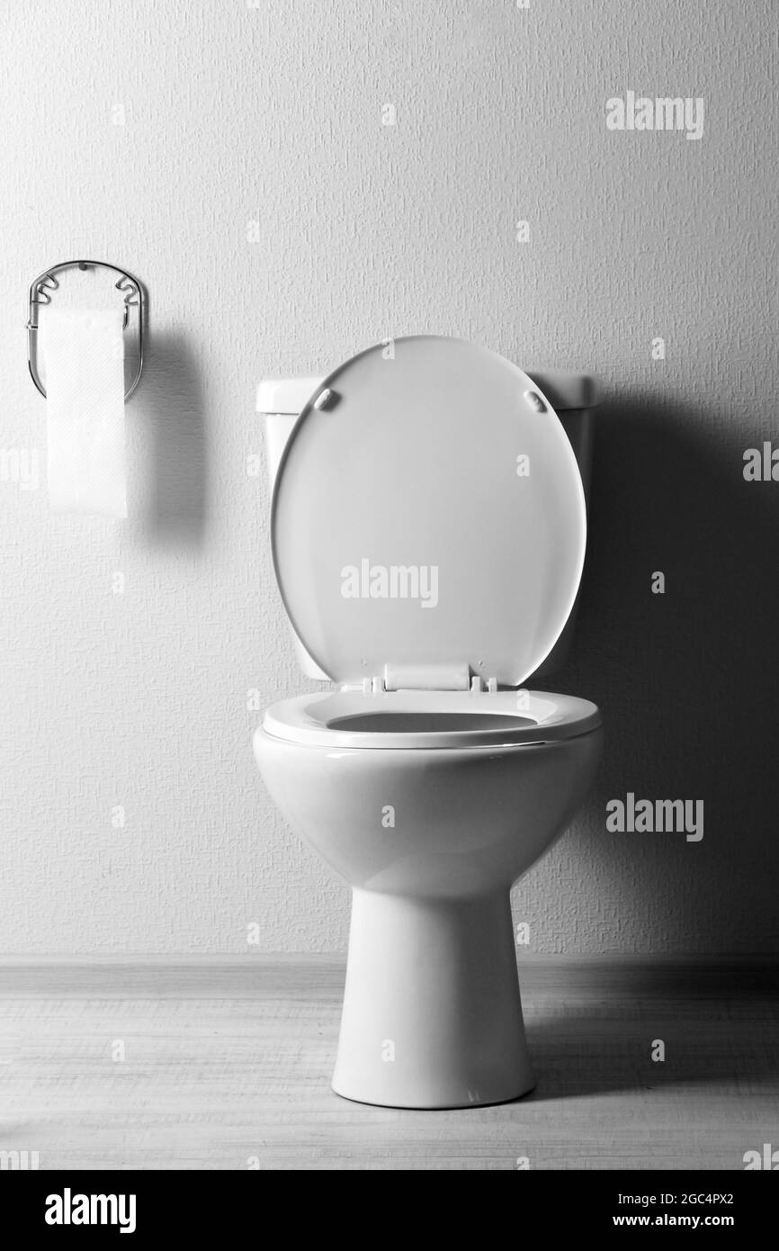 White Toilet Bowl And Toilet Paper In A Bathroom Stock Photo Alamy white-toilet-bowl-and-toilet-paper-in-a-bathroom-stock-photo-alamy