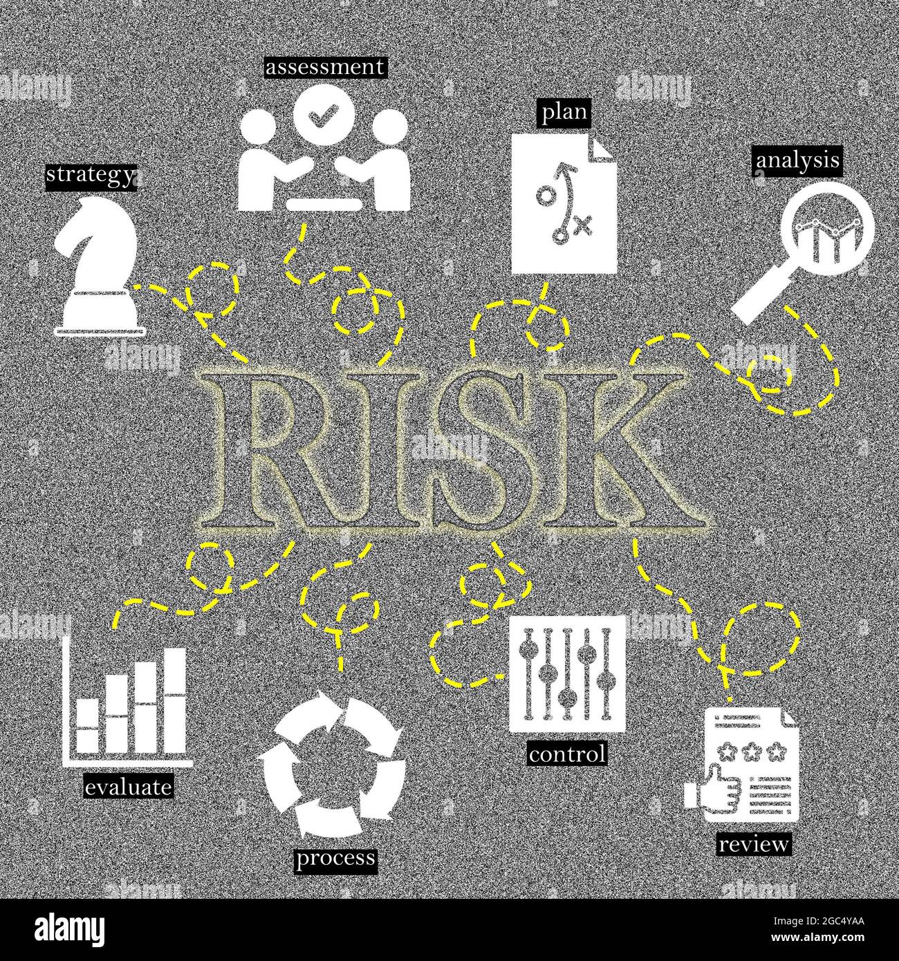 Risk assessment illustration hi-res stock photography and images - Alamy