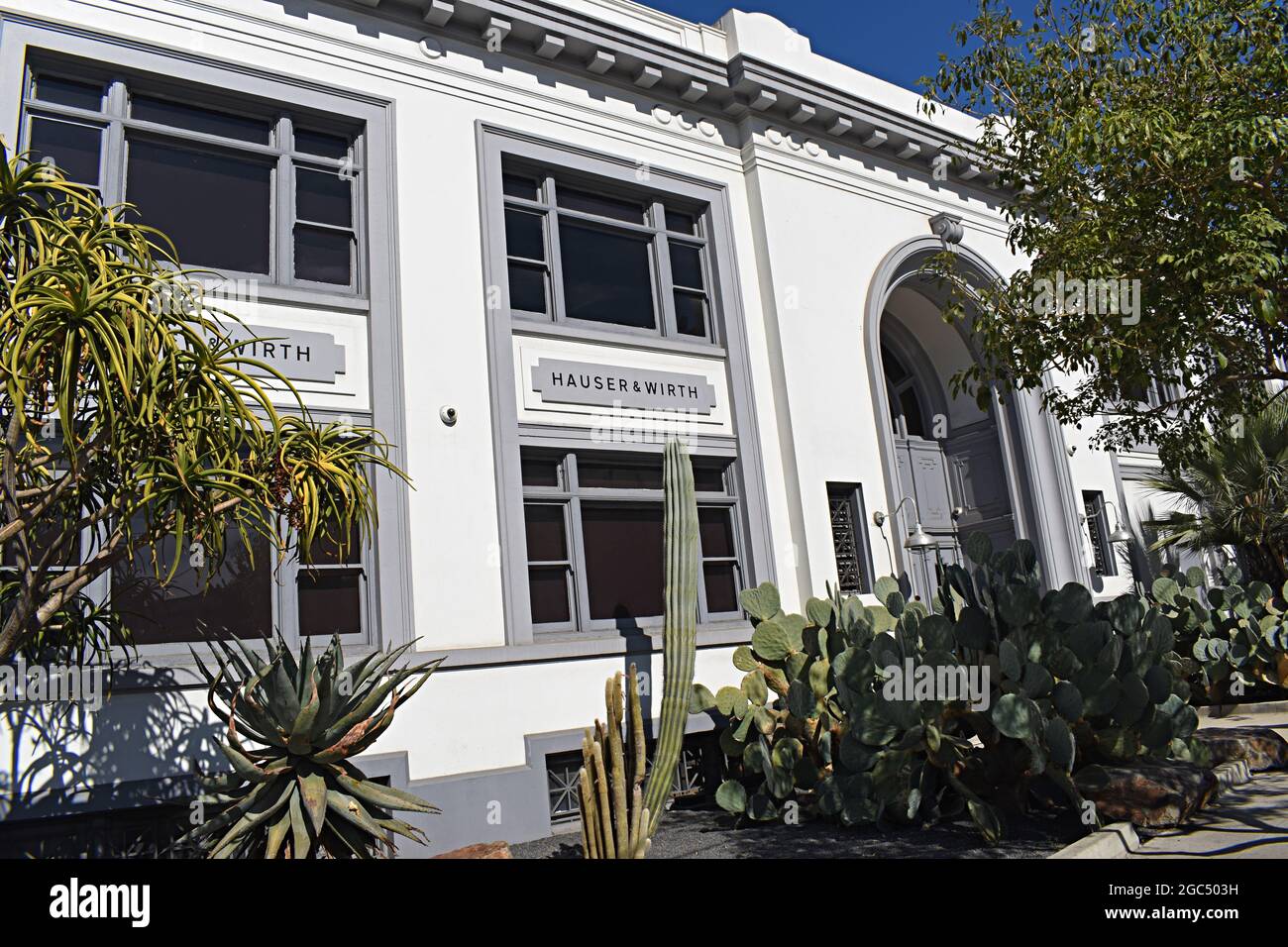 Hauser & Wirth art gallery. The Arts District. Downtown Los Angeles ...