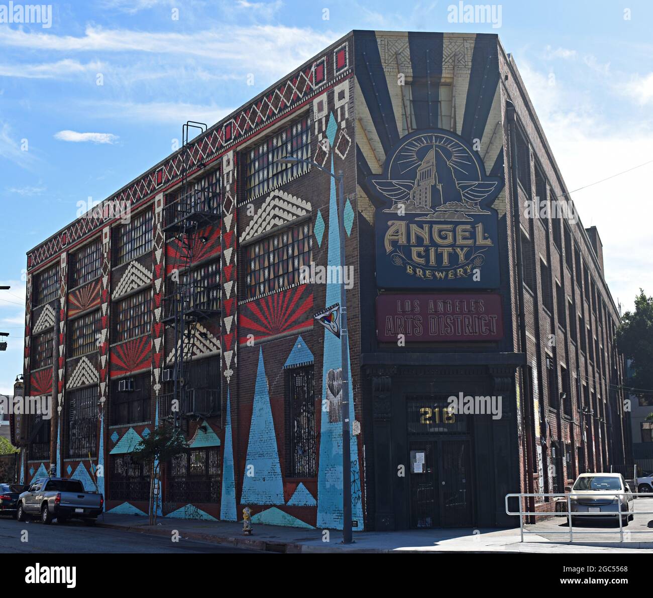 Angel City Brewery. The Arts District. Downtown Los Angeles, California ...