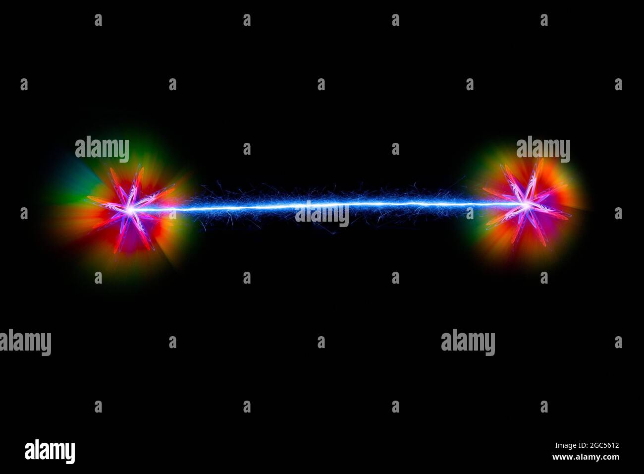 Quantum entanglement, conceptual artwork Stock Photo - Alamy