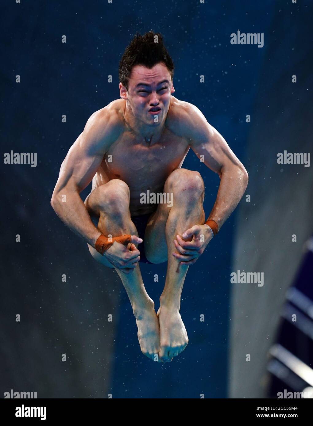 Great Britain's Tom Daley during the Men's 10m Platform Semifinal at ...