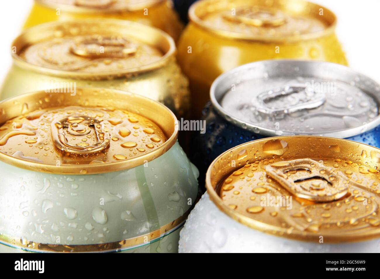 Metal tin isolated on white Stock Photo - Alamy