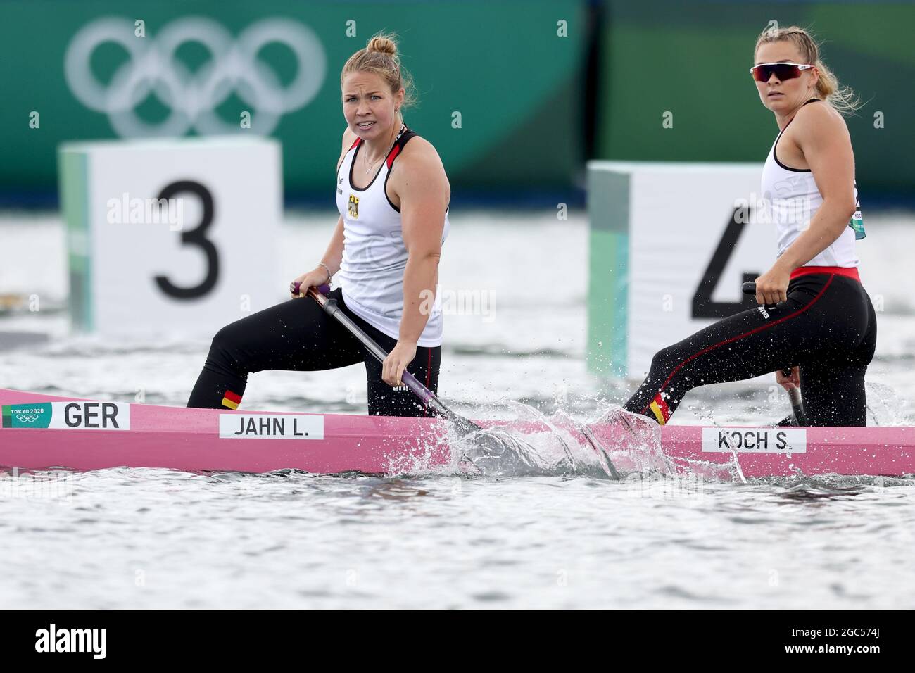 Tokyo, Japan. 07th Aug, 2021. Canoe: Olympics, canoe two-man, 500m ...