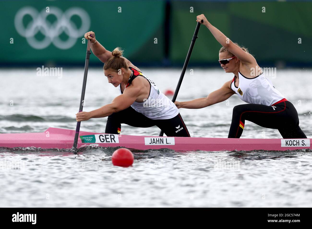 Tokyo, Japan. 07th Aug, 2021. Canoe: Olympics, canoe two-man, 500m ...