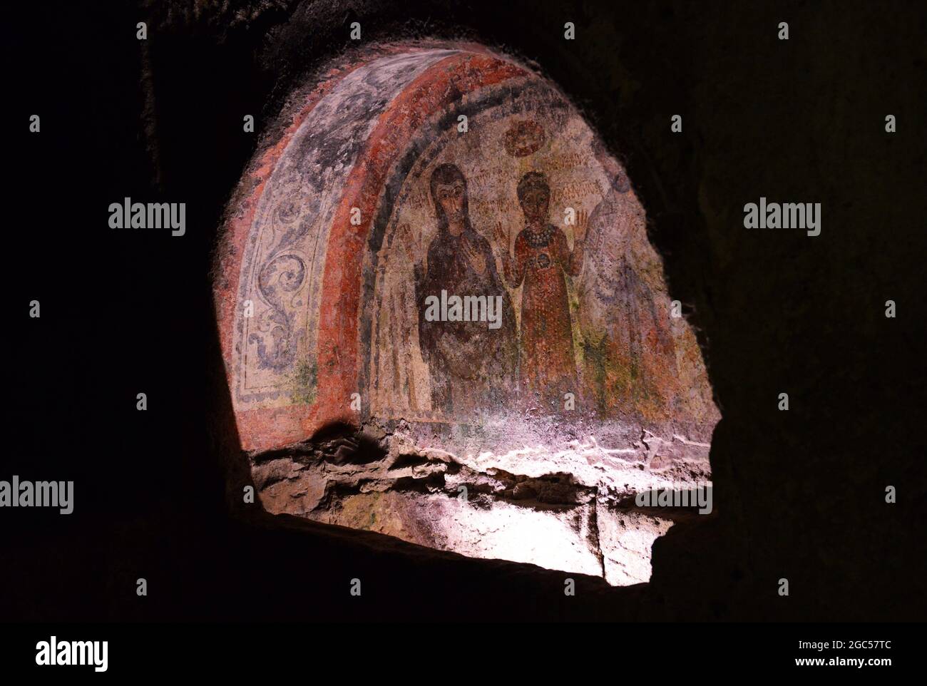 Catacombs of San Gennaro in Naples, Italy Stock Photo - Alamy