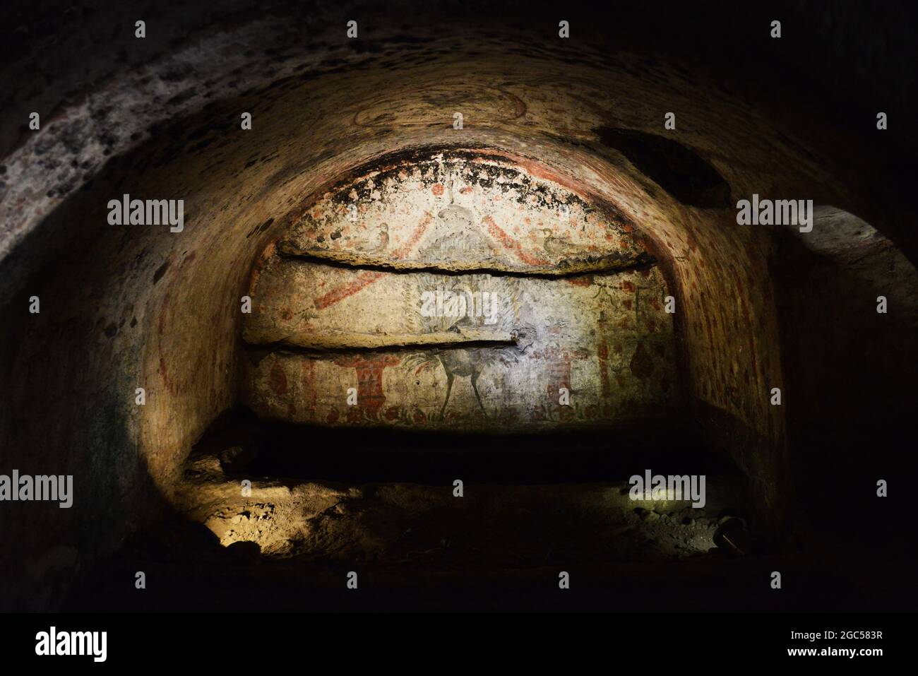 Catacombs of San Gennaro in Naples, Italy Stock Photo - Alamy