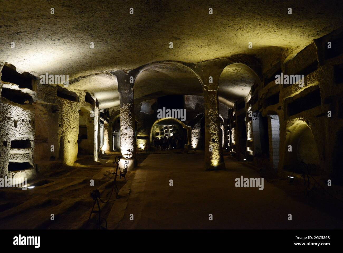Catacombs of San Gennaro in Naples, Italy Stock Photo - Alamy