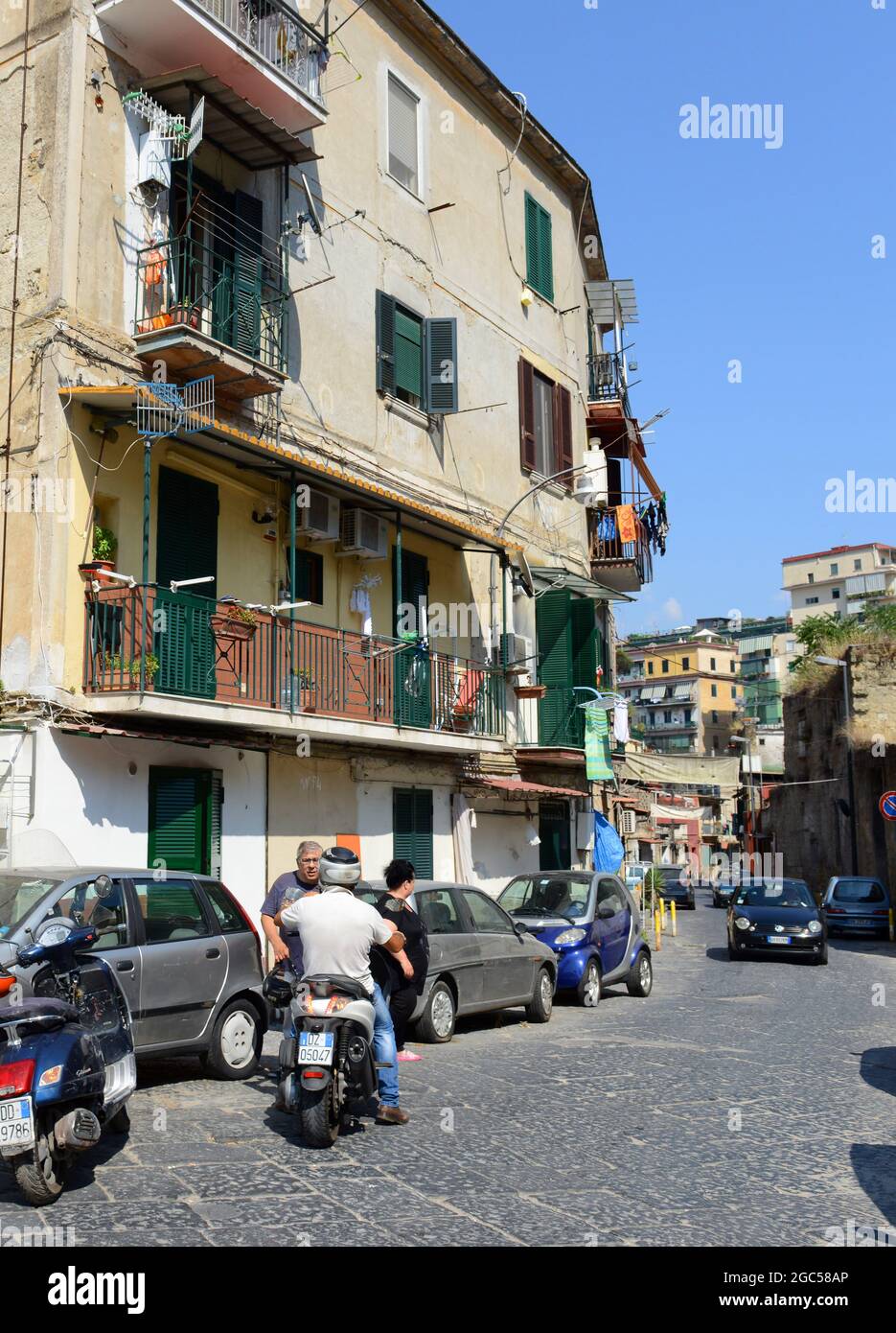 Old buildings along Via Fontanelle in Naples, Italy Stock Photo - Alamy