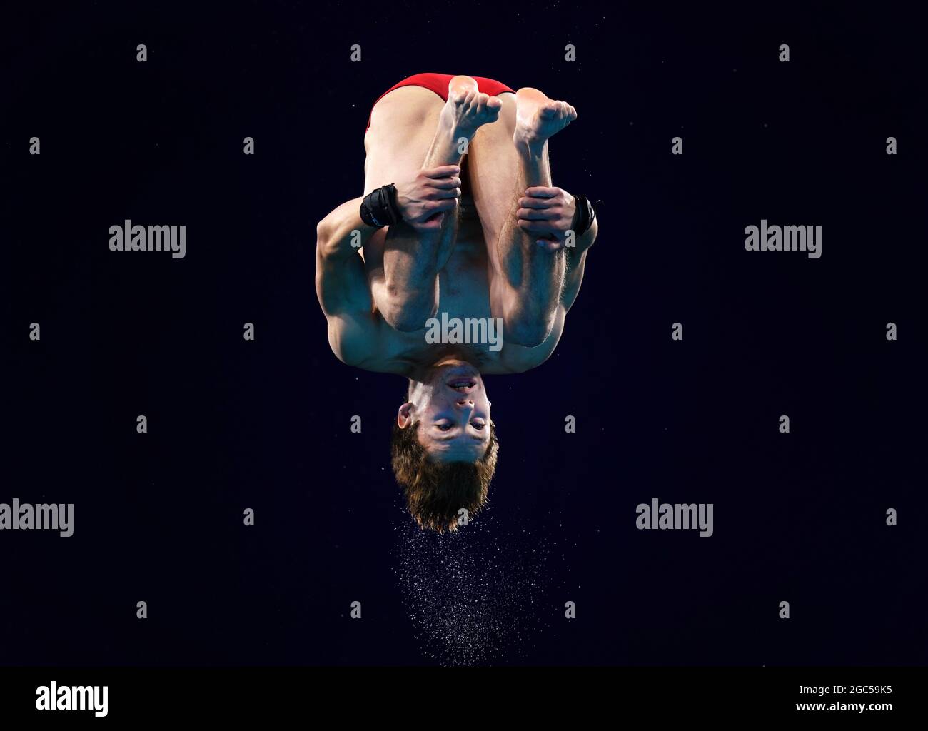 Canad's Nathan Zsombor-Murray during the Men's 10m Platform Semifinal ...