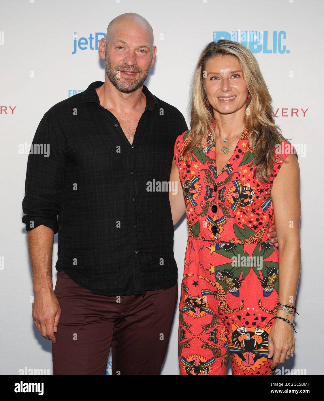 New York, NY, USA. 6th Aug, 2021. Corey Stoll, Nadia Bowers at arrivals ...