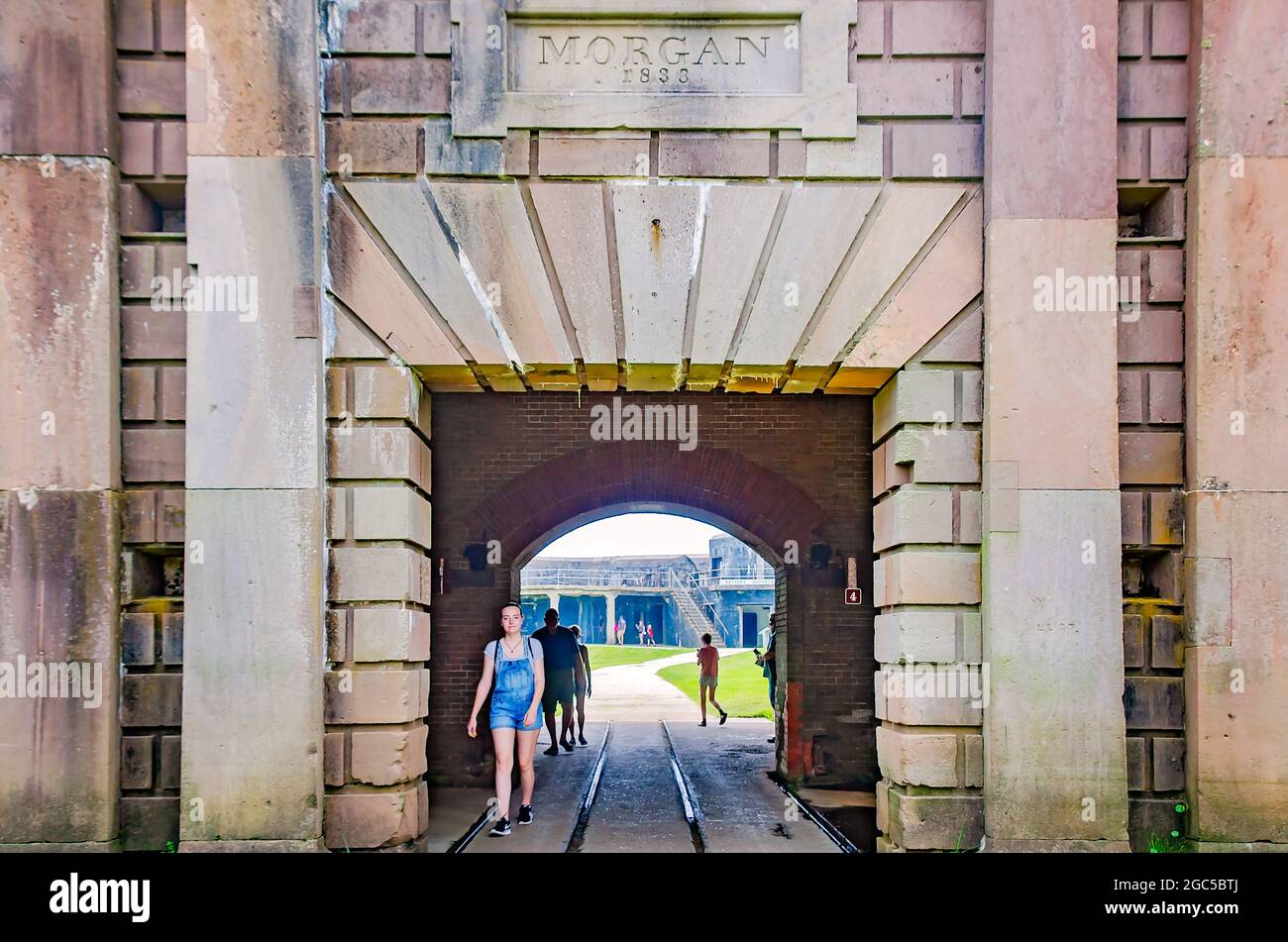 Fort morgan sallyport hi-res stock photography and images - Alamy