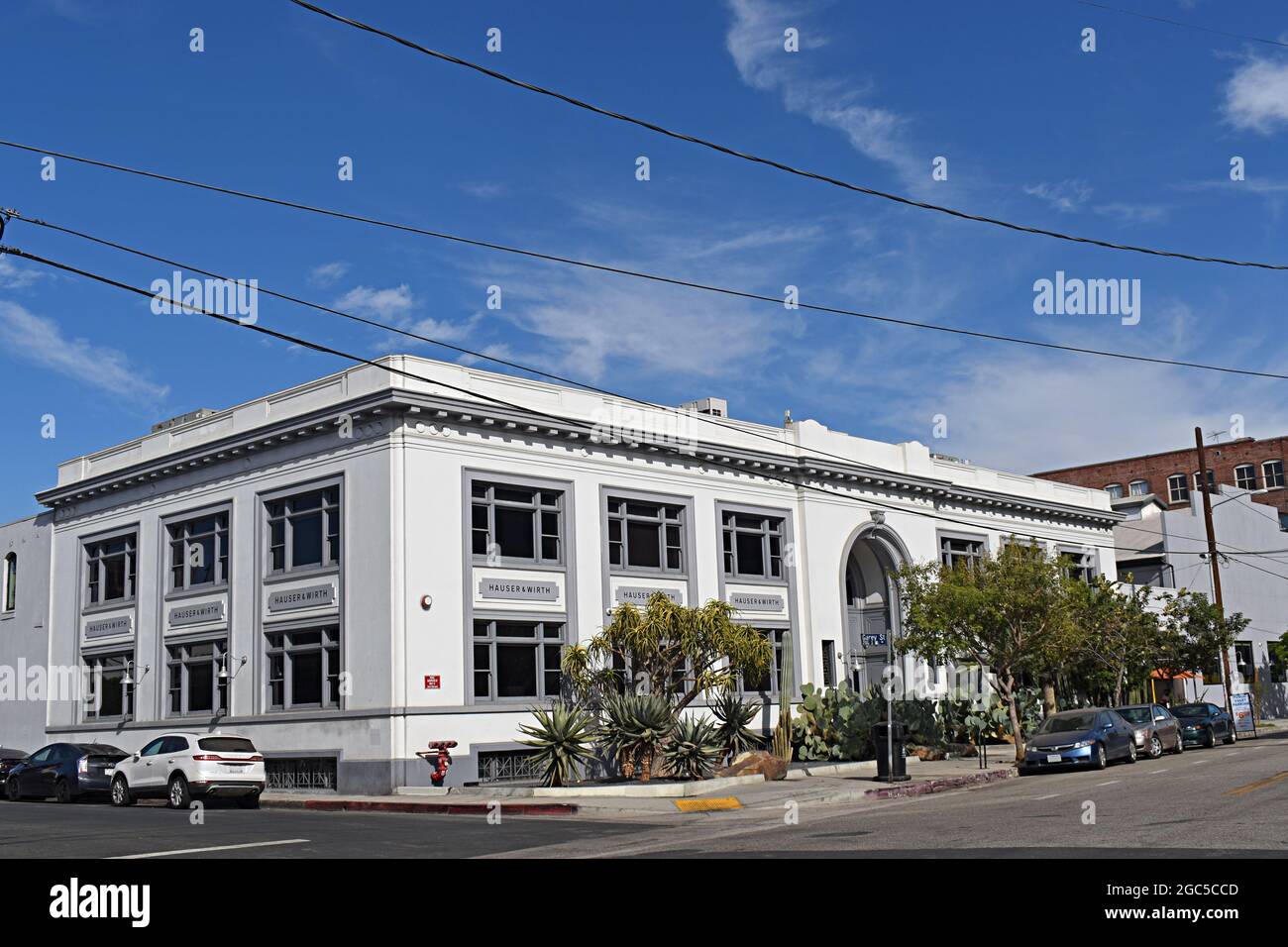 Hauser & Wirth art gallery. The Arts District. Downtown Los Angeles ...