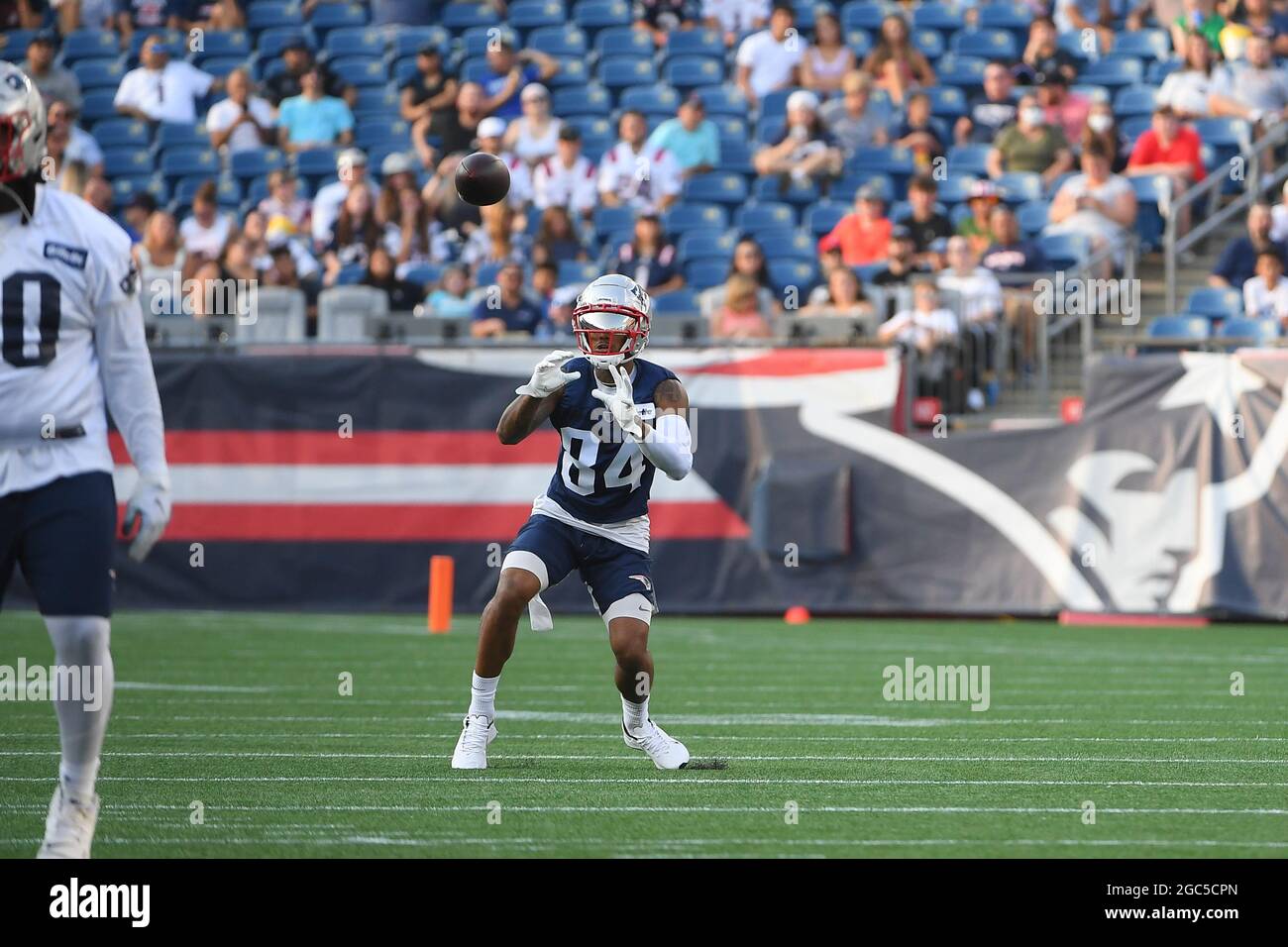 Friday, August 6, 2021: New England Patriots wide receiver Kendrick ...