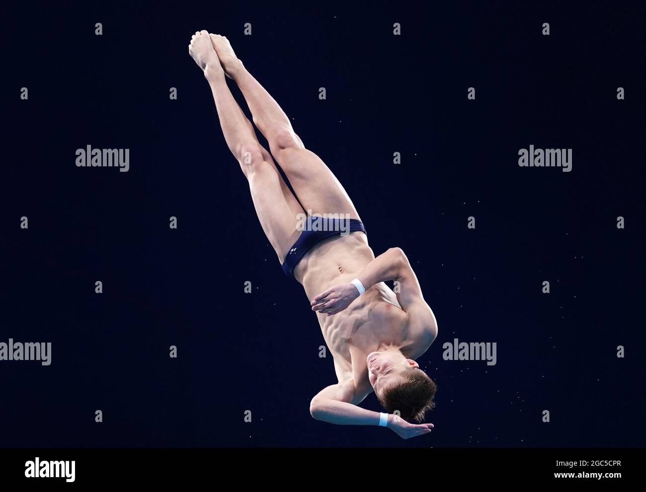 Ukraine's Oleksiy Sereda during the Men's 10m Platform Semifinal at the ...