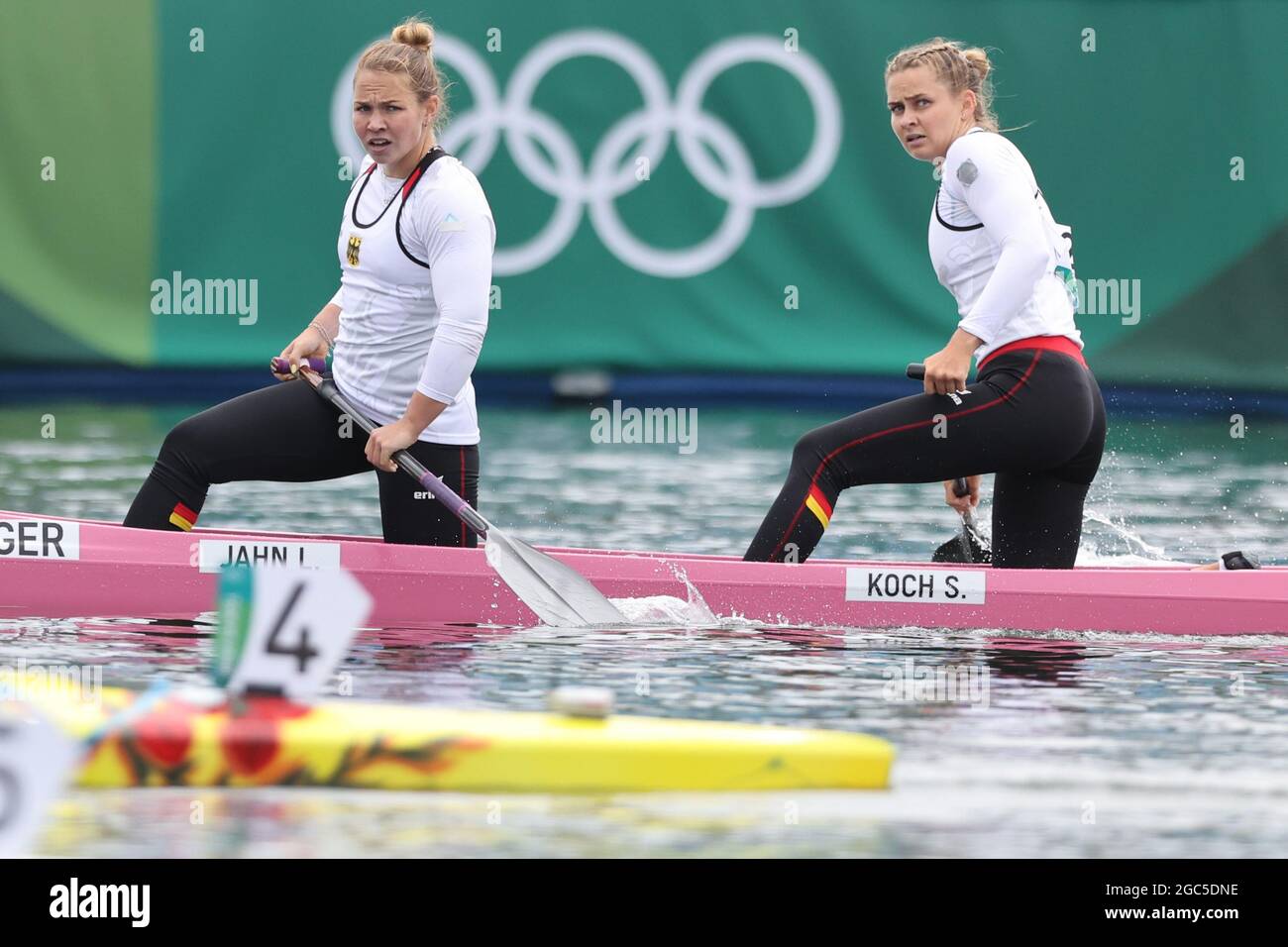 Tokyo, Japan. 07th Aug, 2021. Canoe: Olympics, Canadian two-man, 500m ...