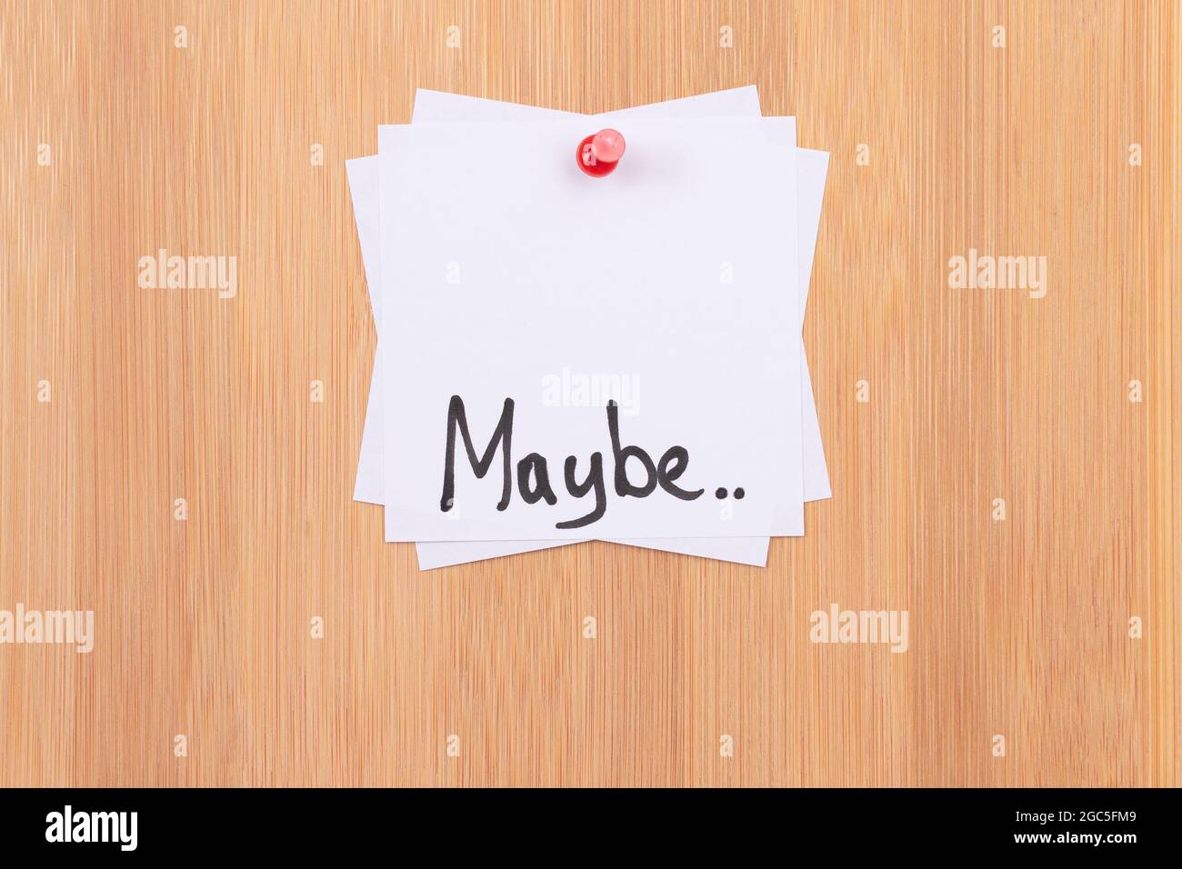 Say maybe hi-res stock photography and images - Alamy