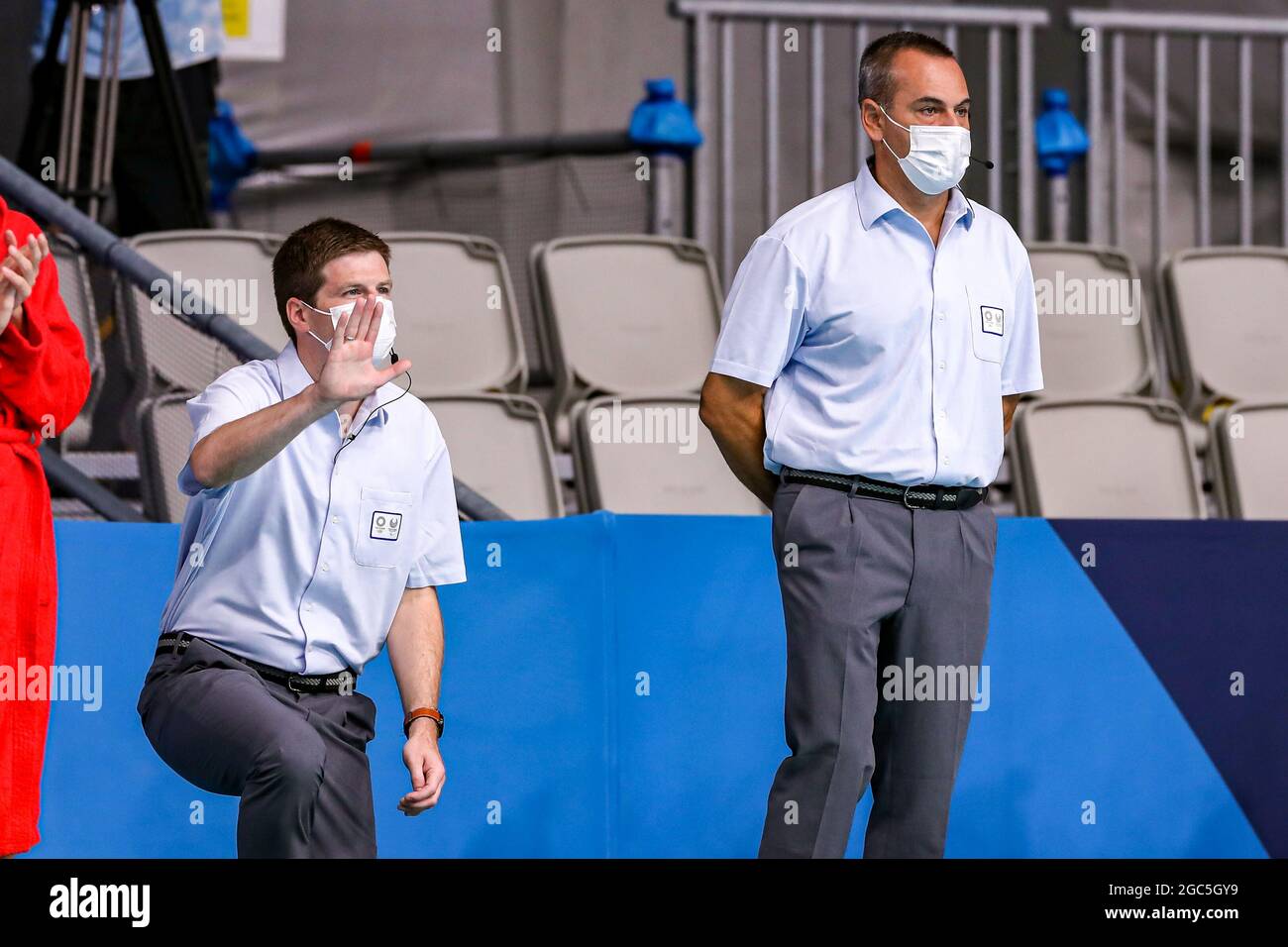 Tokyo, Japan. 07th Aug, 2021. TOKYO, JAPAN - AUGUST 7: referee Frank ...