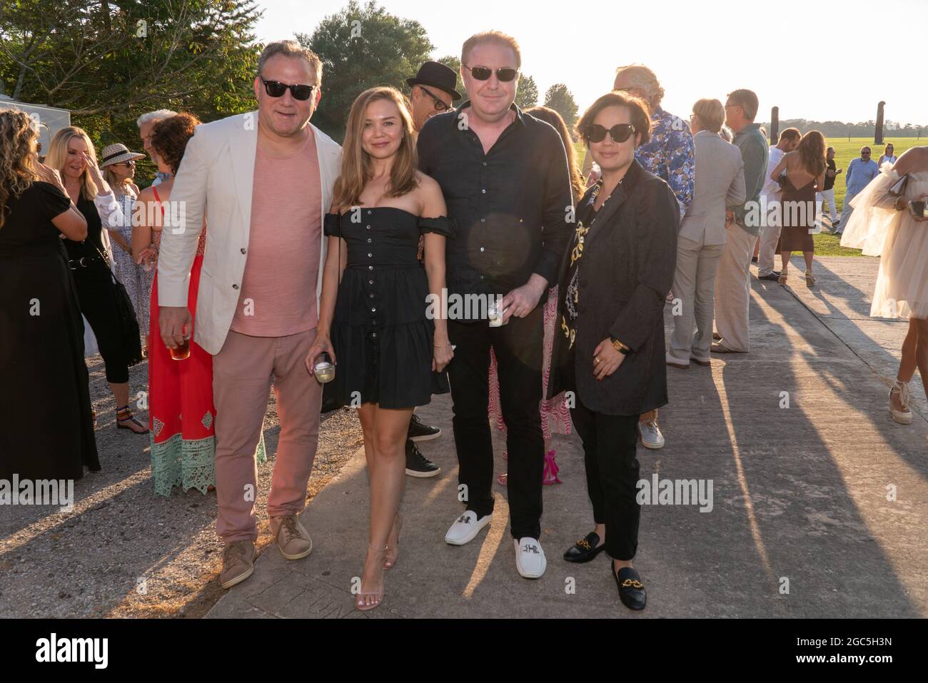 Adam Weiss, Regina Mukhtarova , David Shusterman and Elena Gibbs attend ...