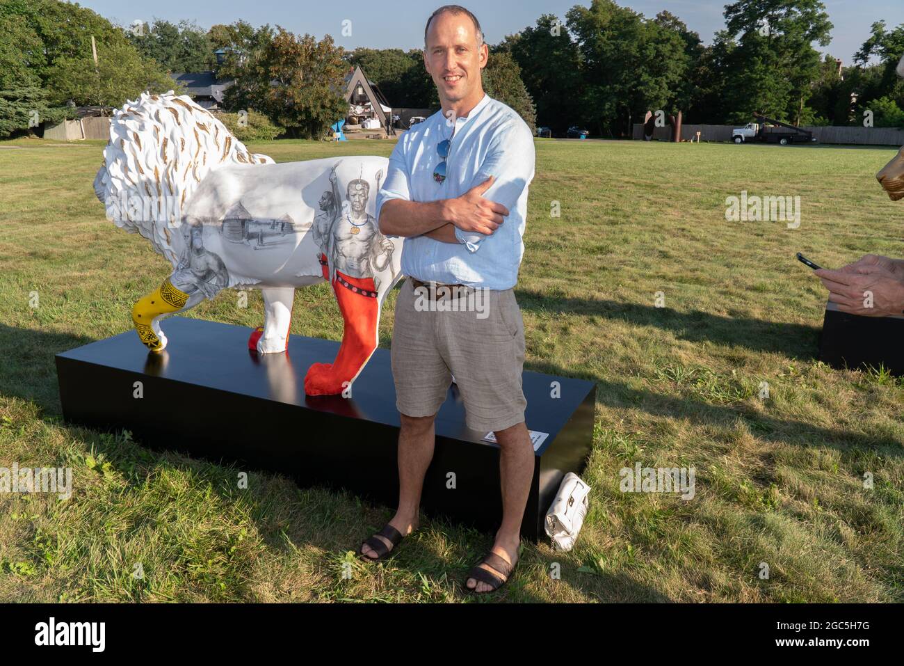 Kevin McEvoy attends The Tusk Lion Trail Preview Reception and Press ...