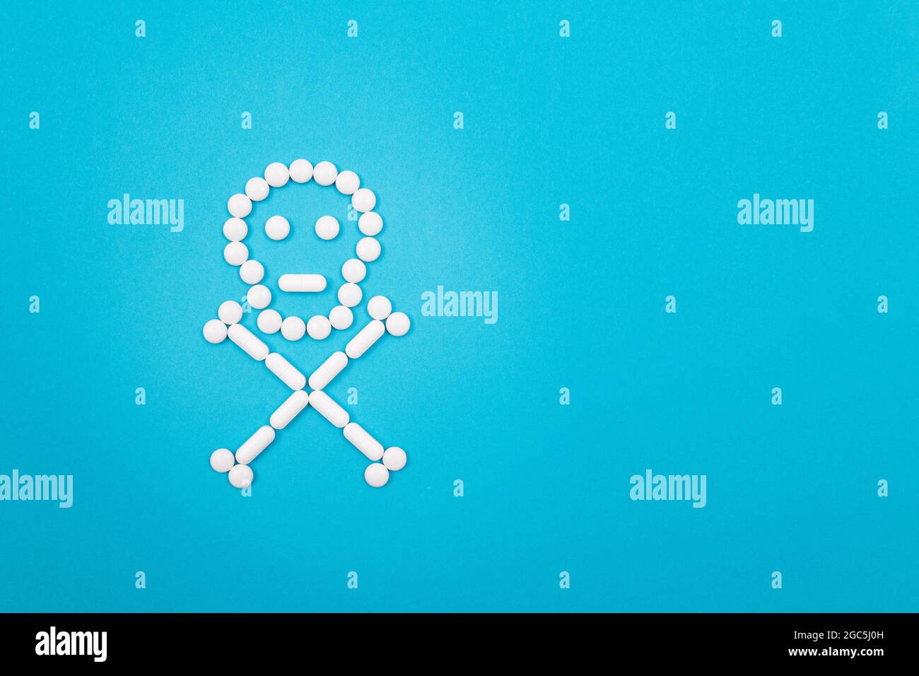 Dangerous Pharmaceutical Products or Unsafe Pills and Tablets - Skull ...