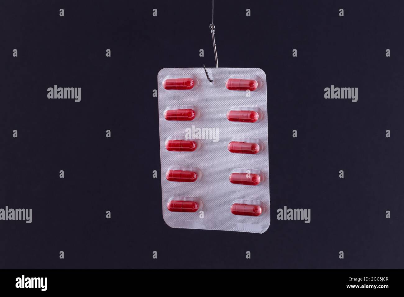 The Pharmaceutical Trap and Drug Addiction - Red Pills or Tablets in a ...