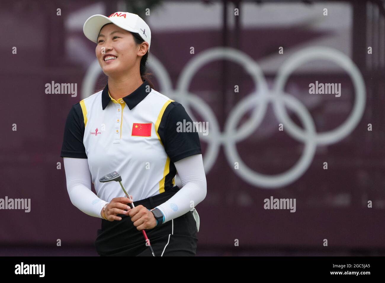 Saitama, Japan. 7th Aug, 2021. Lin Xiyu of China reacts during the ...