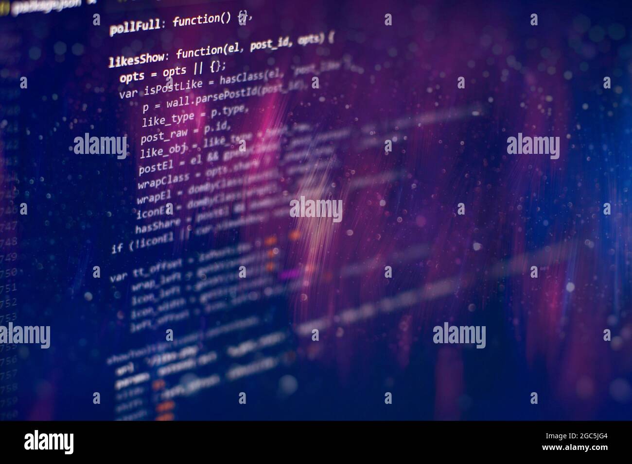 Digital tablet computer showing Stock Market index . Abstract IT ...