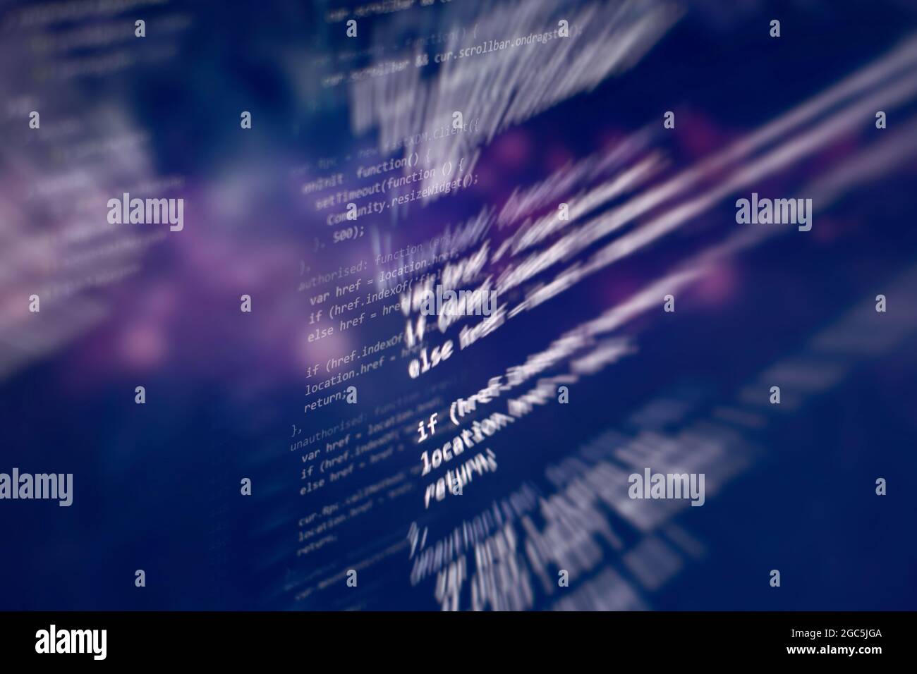 Digital tablet computer showing Stock Market index . Abstract IT technology background. Software ...