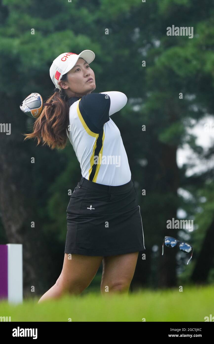 Saitama, Japan. 7th Aug, 2021. Lin Xiyu of China competes during the ...