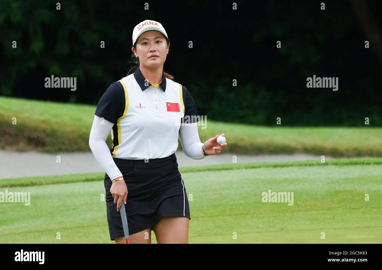 Saitama, Japan. 7th Aug, 2021. Lin Xiyu of China competes during the ...
